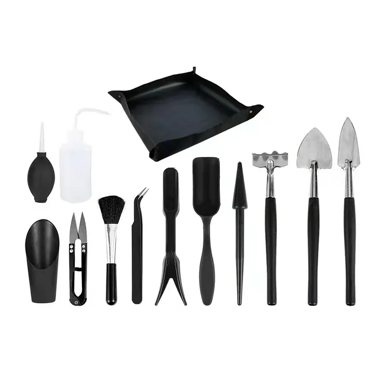 Succulent-Plants-Tool-Set-for-Indoor-Plant-Home-Garden-Kit-Black ...
