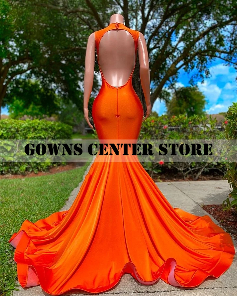 Orange Colored Prom Dresses