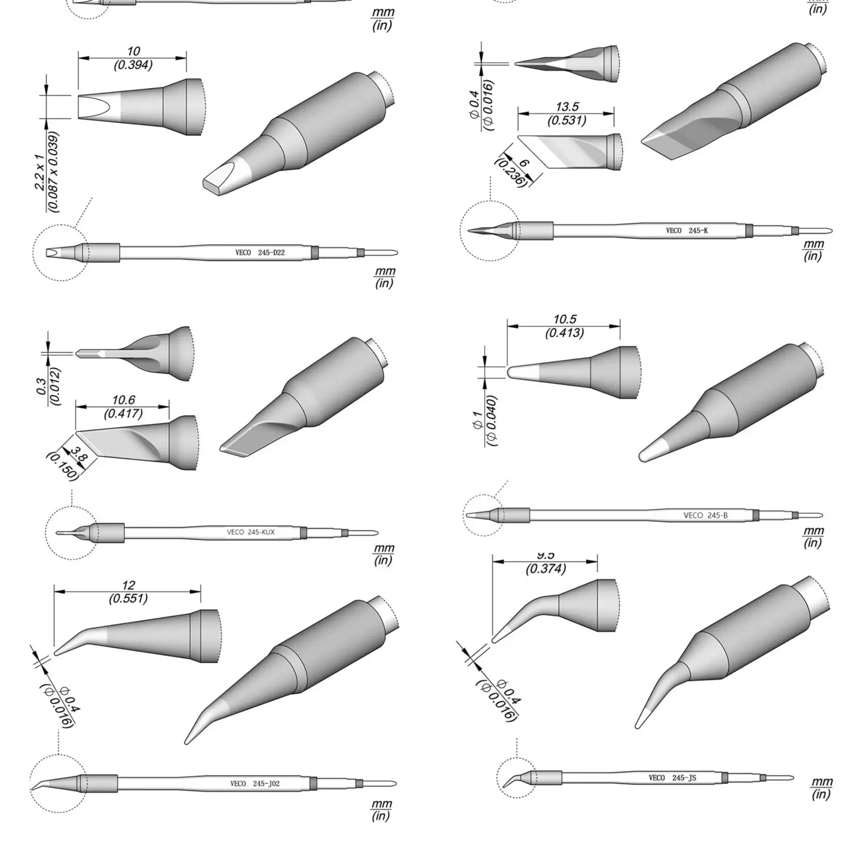 Tin-Soldering-Iron-Tip-Veco-C245-Constant-Temperature-Soldering-Iron ...