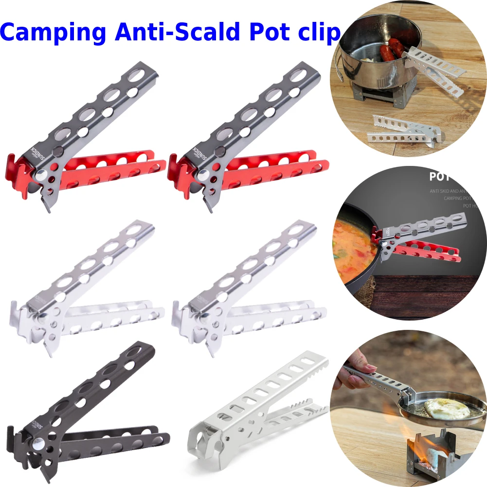 Camping Hiking Anti-hot Anti-Scald Pot Pan Bowl Gripper Outdoor Cooking ...
