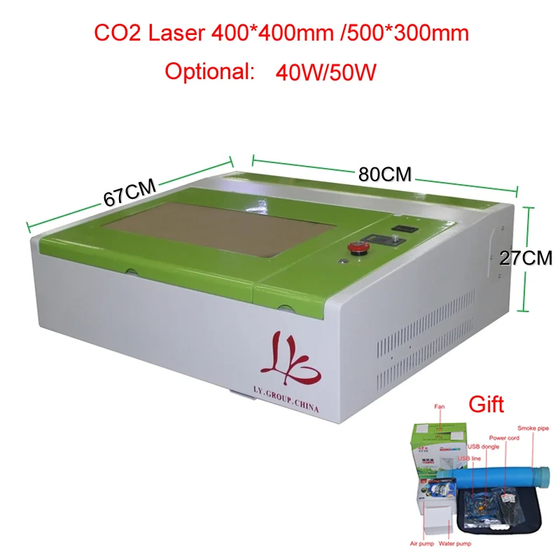 Upgraded 40W CO2 Laser Engraver Cutting Machine 4040 Crafts Cutter ...