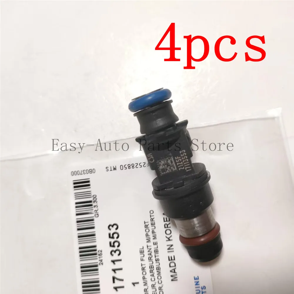 4Pcs 17113553 Fuel Injector 17113698 25317628 for CHEVY EXPRESS ...