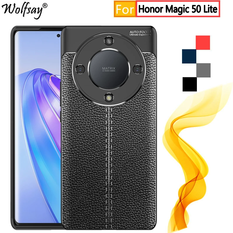 Funda de silicona para Honor Magic 5 Lite, carcasa antigolpes de goma ...