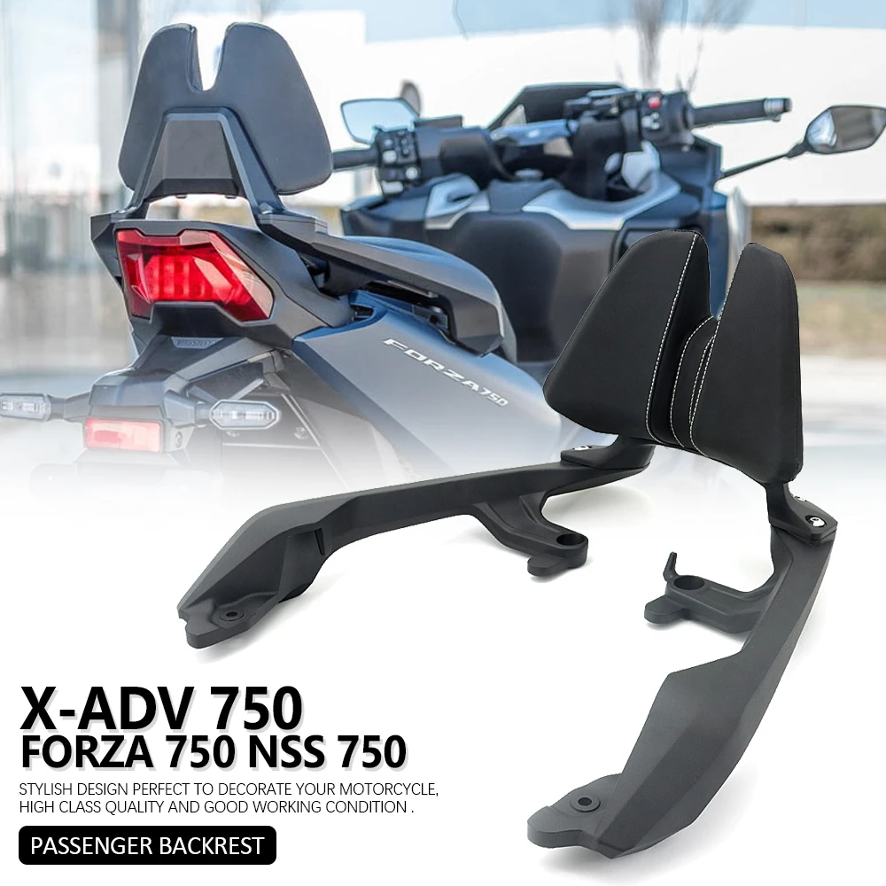 New 2021 2022 Motorcycle Accessories Black Passenger Backrest For Honda ...