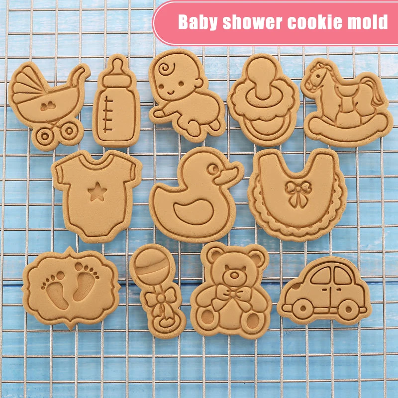 Baby-Shower-Cookie-Embosser-Mold-Cartoon-Cookie-Mold-Home-Baking-DIY ...