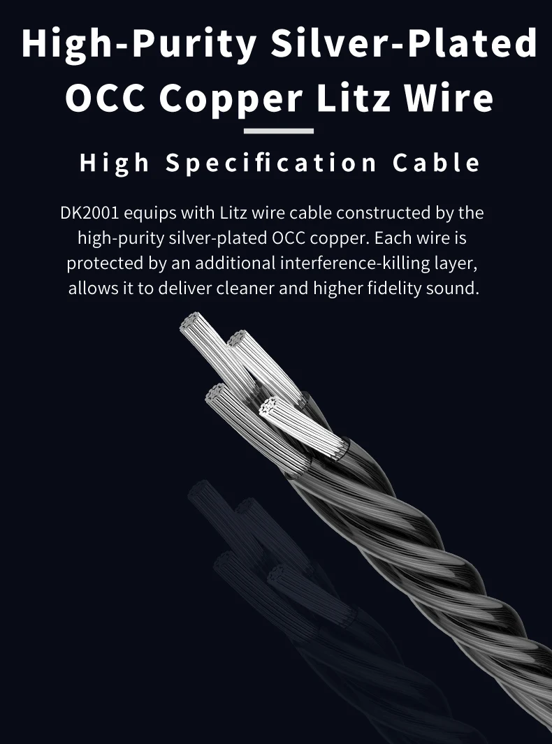 DUNU DUW02S DUW-02S High-purity Upgraded Earphone Cable — HiFiGo