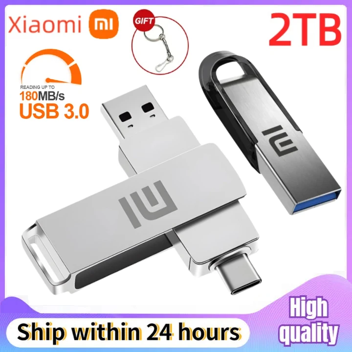 Xiaomi-Metal-USB-Flash-Drive-Pendrive-de-alta-velocidade-Acess-rio-de ...