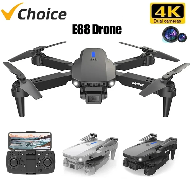 E88-Drone-4K-Wide-angle-HD-Camera-WiFi-FPV-Height-Hold-Foldable-RC ...