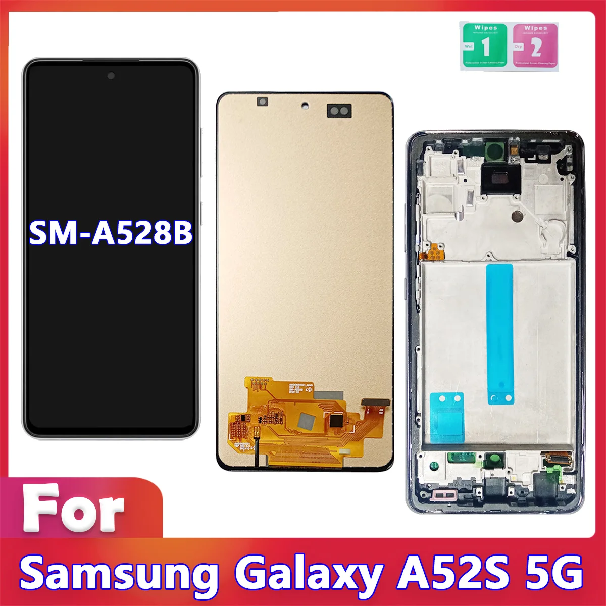 Display Screen For Samsung Galaxy A52s 5G A528 A528B A528B/DS LCD ...