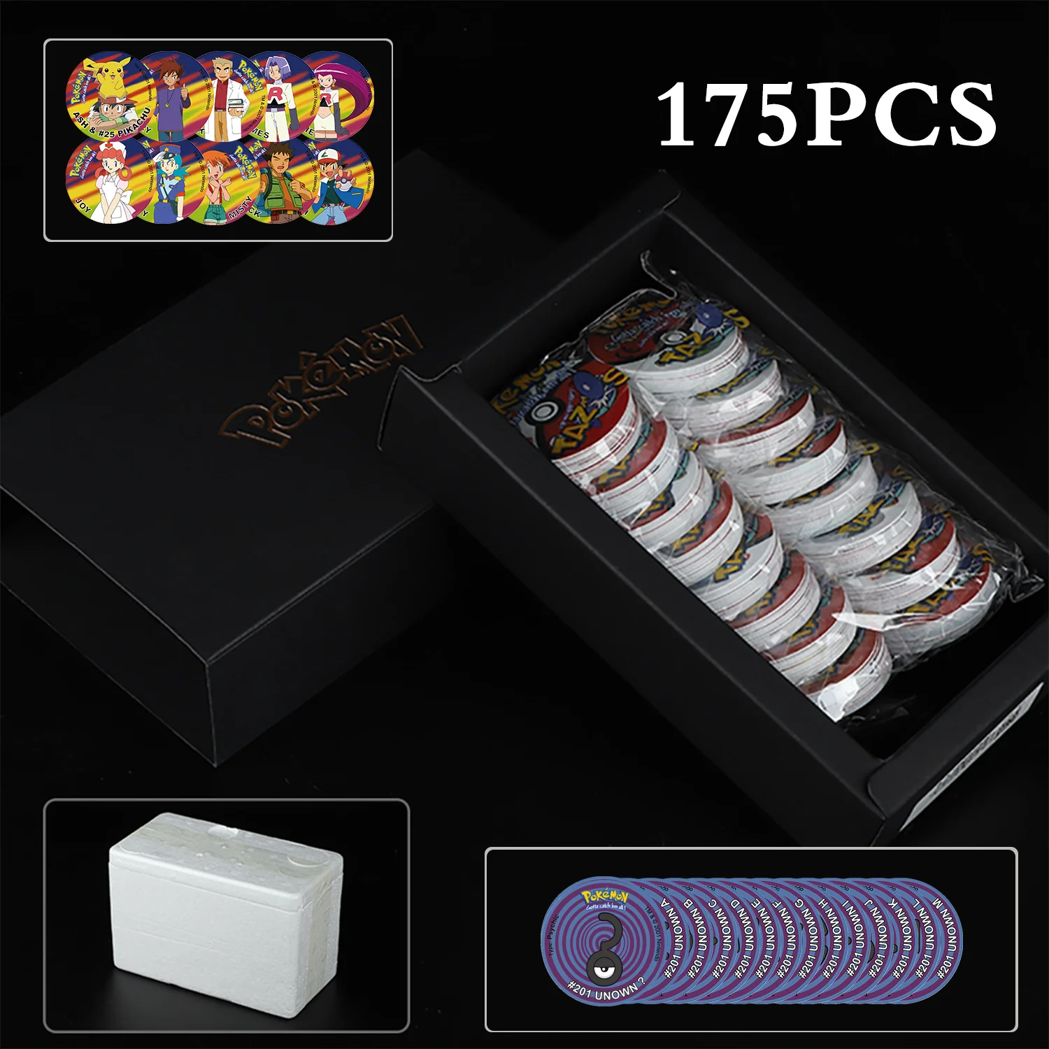 Trainer-Cole-o-Cart-es-de-Jogo-Pokemon-Cards-Unown-Pogs-lbum-Chipitaps ...