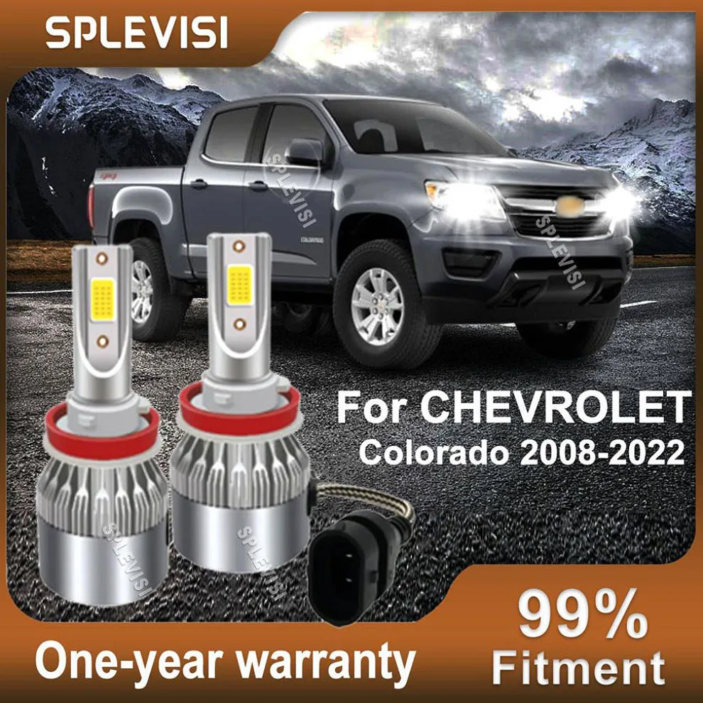 LED-Headlight-Low-Beam-Bulbs-6000K-White-Halogen-Replacement-Light-Lamp ...