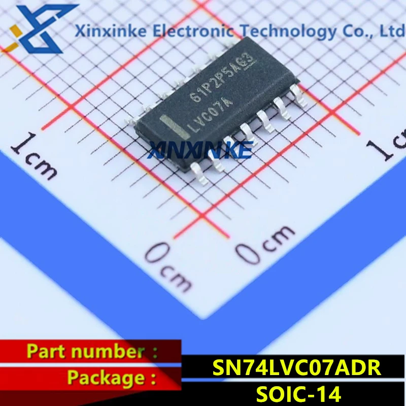 SN74LVC07ADR-SOIC-14-Marca-o-LVC07A-Logic-ICs-Buffers-Line-Drivers-Hex ...