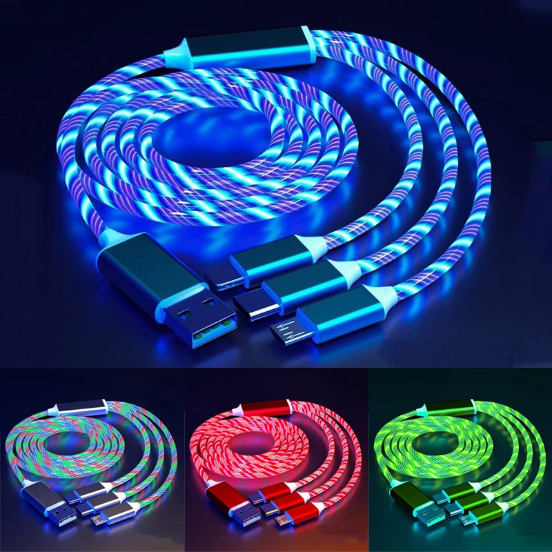3-in-1-LED-Flowing-Magnetic-Charging-Cable-Magnetic-Phone-Charger-Light ...