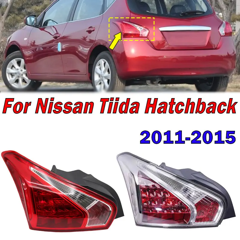 Car-Accessories-For-Nissan-Tiida-Hatchback-2011-2015-Rear-Tail-Light ...