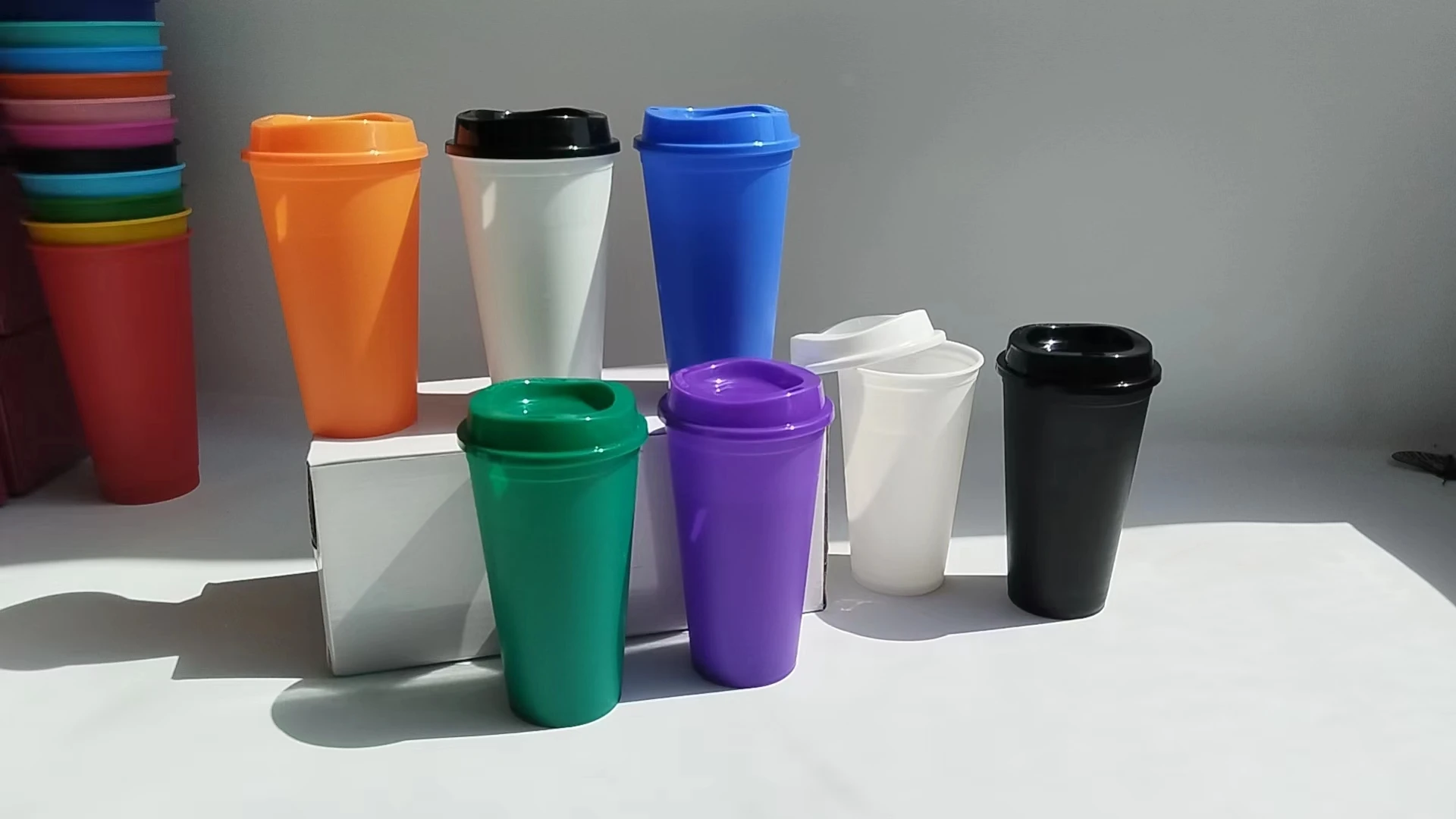 BPA-free-350ml-12oz-blank-plain-reusable-plastic-coffee-cup-travel ...