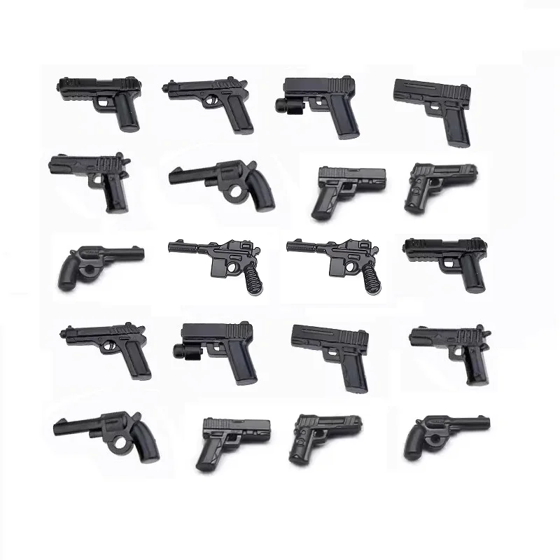 20PCS Pistol Military Weapon Special Forces Police Guns Soldier SWAT ...
