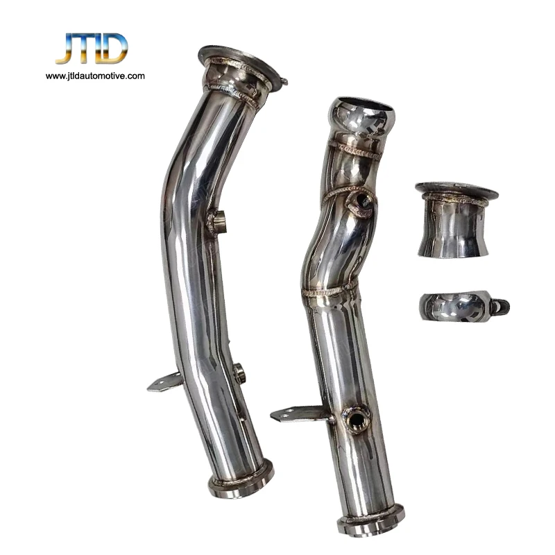 Performance-Sport-Exhaust-Stainless-Polished-Catless-Downpipe-for ...