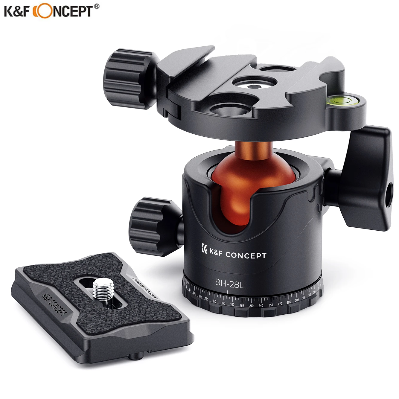 K-F-Concept-Metal-Tripod-Ball-Head-360-Rotating-Panoramic-with-1-4-inch ...