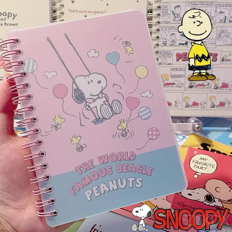 Snoopy-Charlie-Brown-Cartoon-Notebook-Fashion-Animation-A6-Loose-Leaf ...