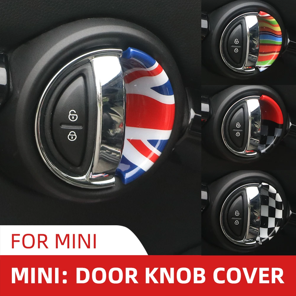 ABS-Material-UV-Protected-accessory-Interior-Door-Knob-Cover-For-mini ...