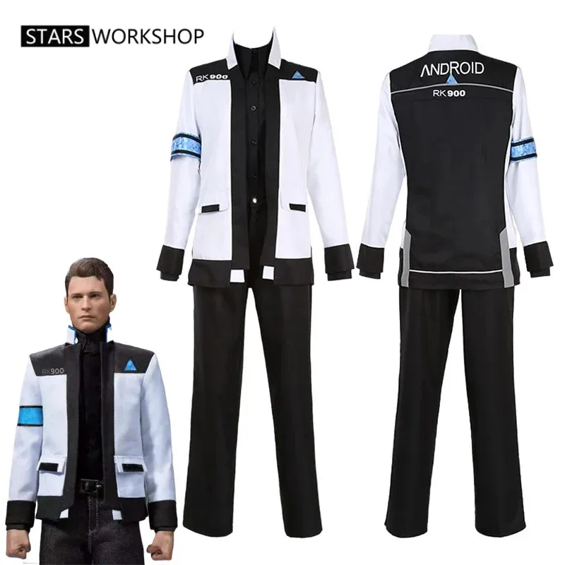 In Stock Detroit:Become Human Connor Cos RK900 Agent Suit Uniform Men ...