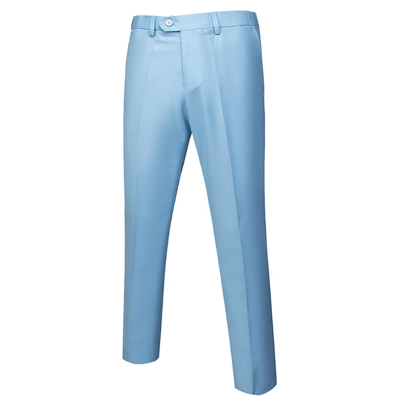 Pantalon,M-6XL 2024 Hommes Mode Boutique Solide document Formel D'affaires imbibé fjGroom Robe ...