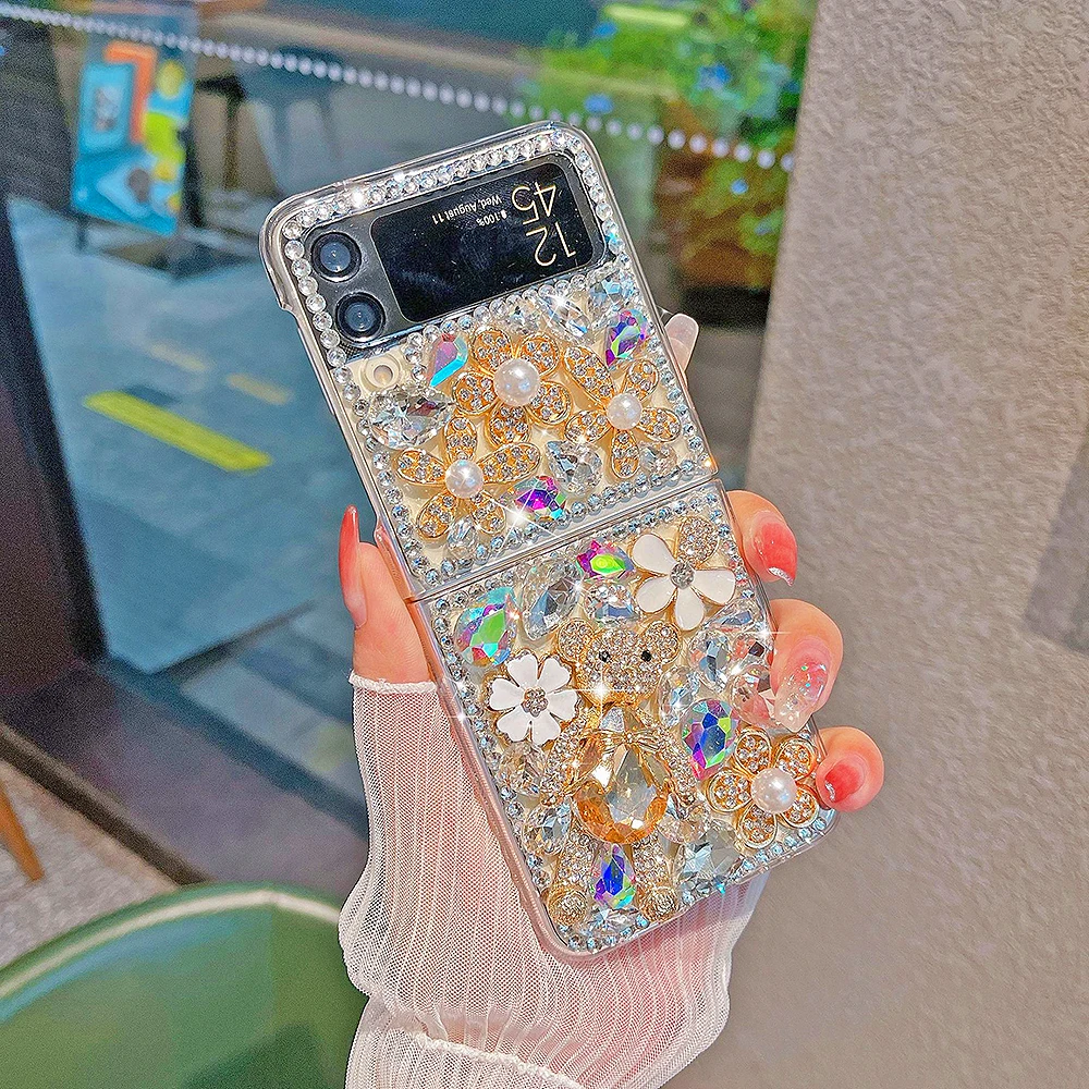 Customized-Phone-Case-for-Samsung-Galaxy-Z-Flip-4Flip-3-Z-Flip-Bling ...