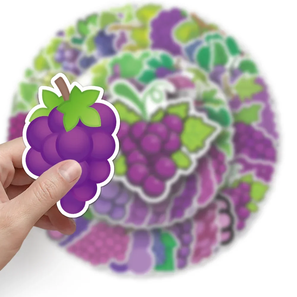 50PCS Summer Fruits Grapes Stickers for Scrapbooking DIY Diary Album ...