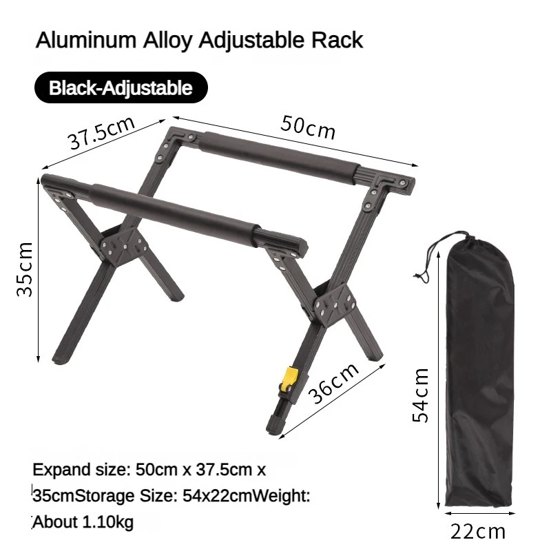 Outdoor-camping-ice-bucket-rack-foldable-hiking-barbecue-picnic-rack ...