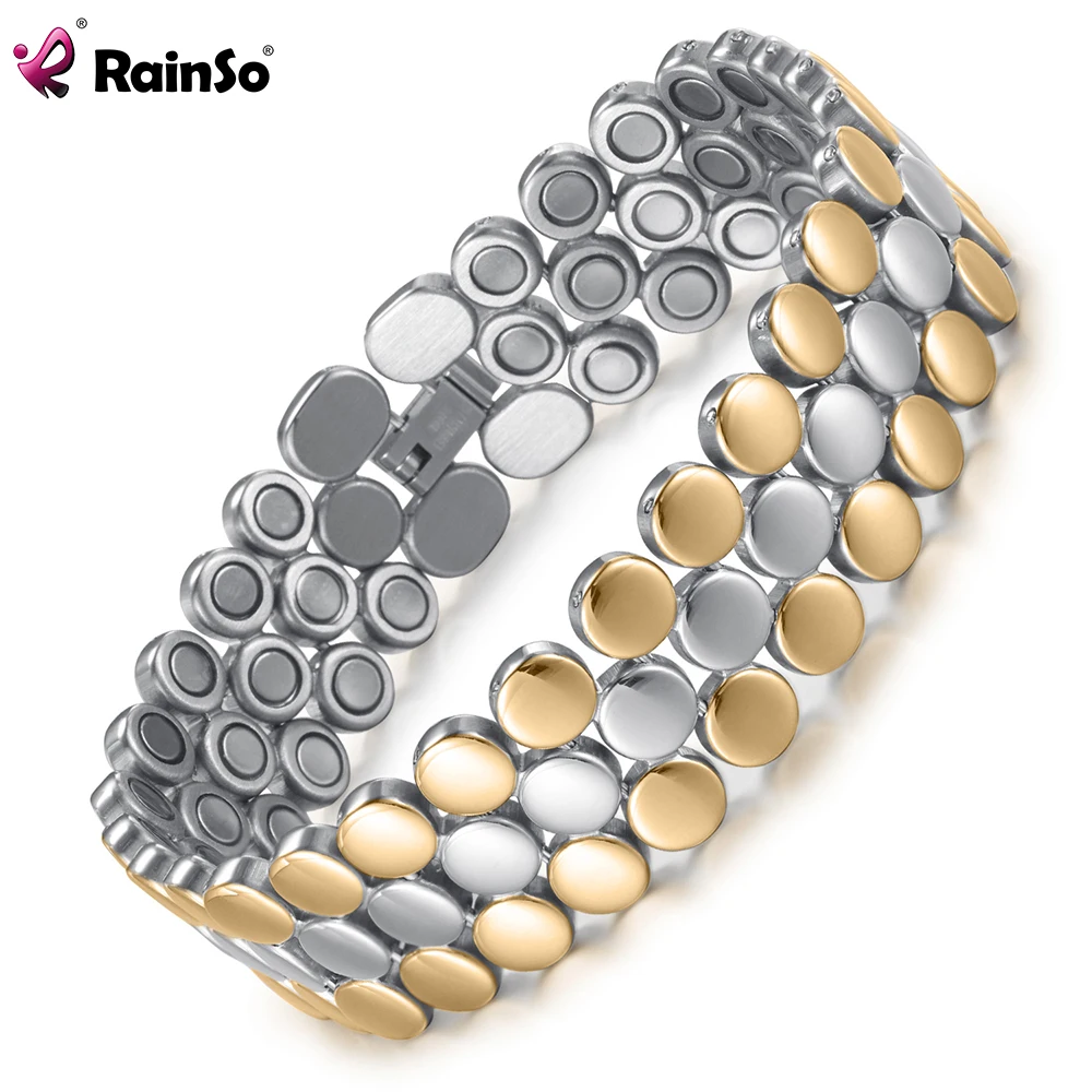 RainSo-Magnetic-Bracelets-For-Men-Women-Bio-Energy-Therapy-3500-Gaus ...