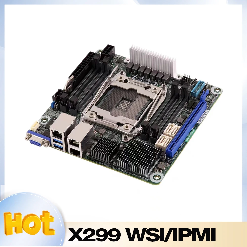 For-ASRock-Rack-X299-WSI-IPMI-Server-Workstation-motherboard-LGA2066xi9 ...
