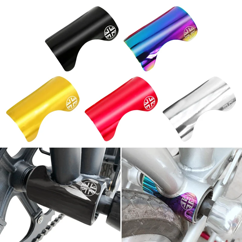 Bike Bottom Bracket Sticker Protective Guard Pad Folding Bicycle Bottom ...
