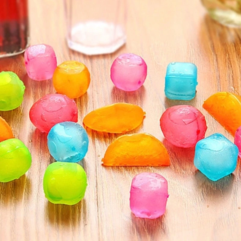 6pcs-Grade-Refreezable-Ice-Cubes-Plastic-Non-Diluting-Ice-Cubes ...