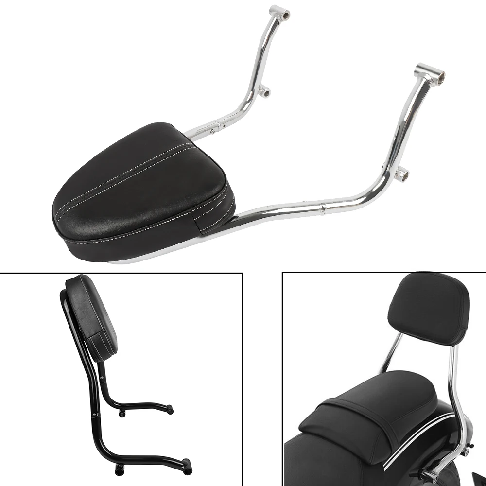 Motorcycle-Backrest-Rear-Passenger-Detachable-Sissy-Bar-Mount-with ...