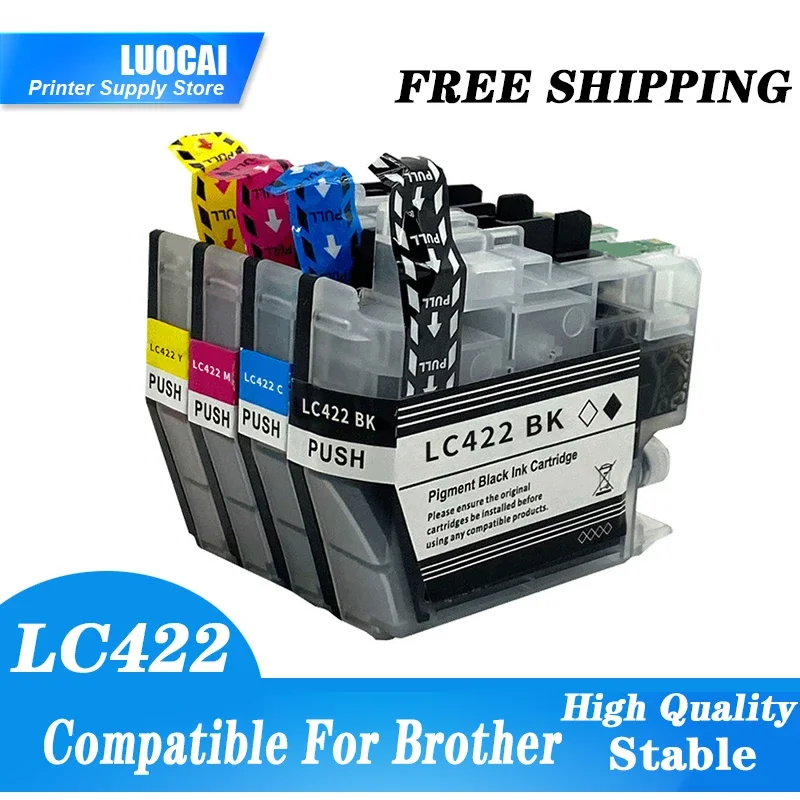 NEW High 4Color LC422XL LC422 Compatible Ink Cartridge For Brother MFC-J5340DW MFC-J5345DW MFC ...