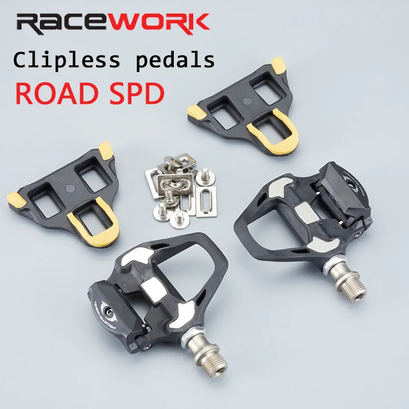 RACEWORK Clipless pedals For Road bike nylon bicycle pedals Lightweight ...