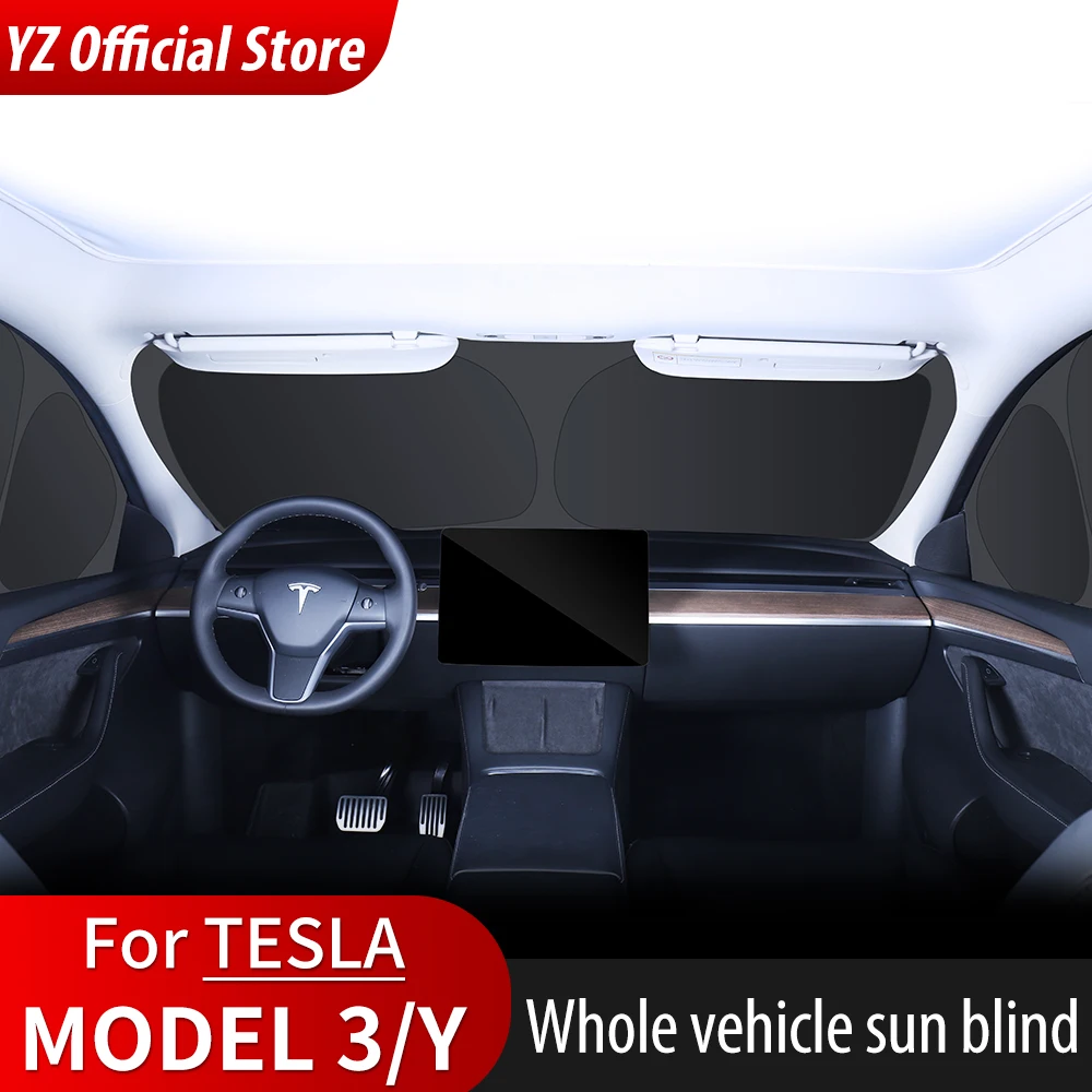 YZ-For-Tesla-Model-3-Y-Privacy-Sun-Shade-Custom-Fit-Car-Side-Window ...