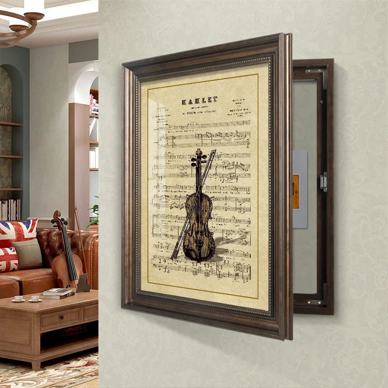 American-Retro-Electricity-Meter-Box-Cover-Decorative-Painting ...