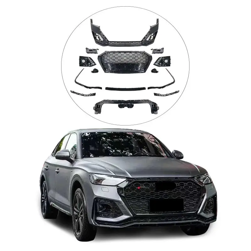 Car-Parts-Accessories-Front-Bumper-Full-Set-Bodykit-For-Audi-Q5-Upgrade ...