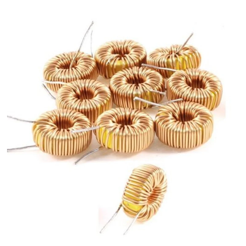 Voktta 10PCS/Lot 100μH 3A Coil Wire Wrap Toroid Magnetic Inductor ...
