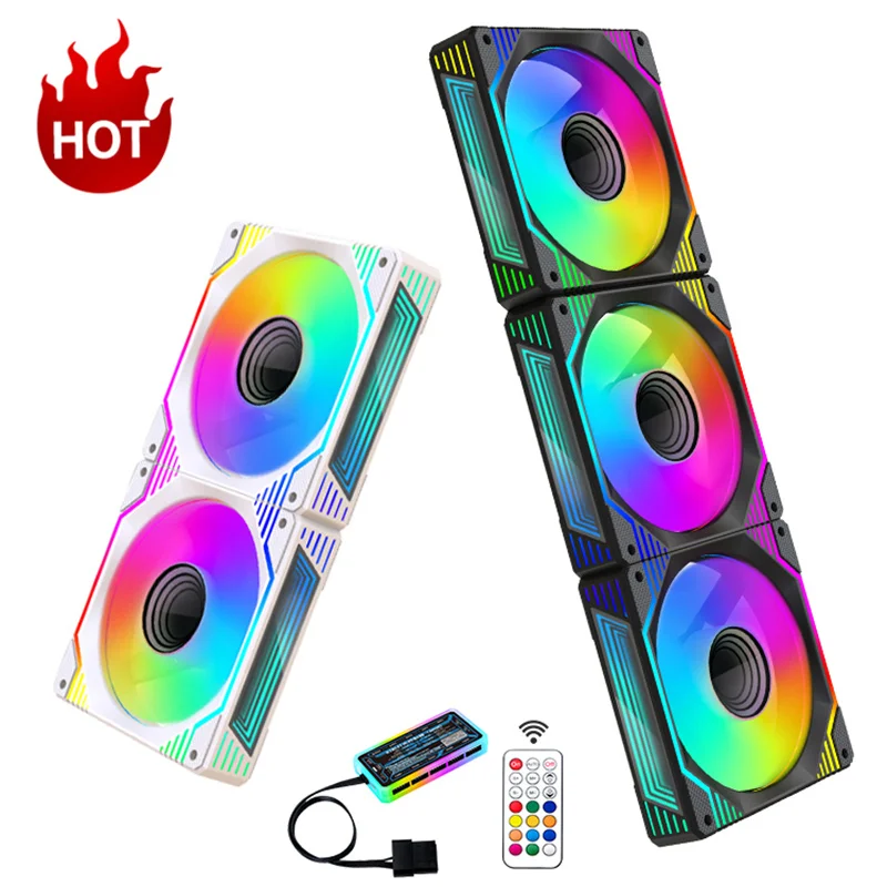 lovingcool-RGB-FAN-Ventoinha-120mm-Pc-Computer-Case-Fan-Rainbow ...