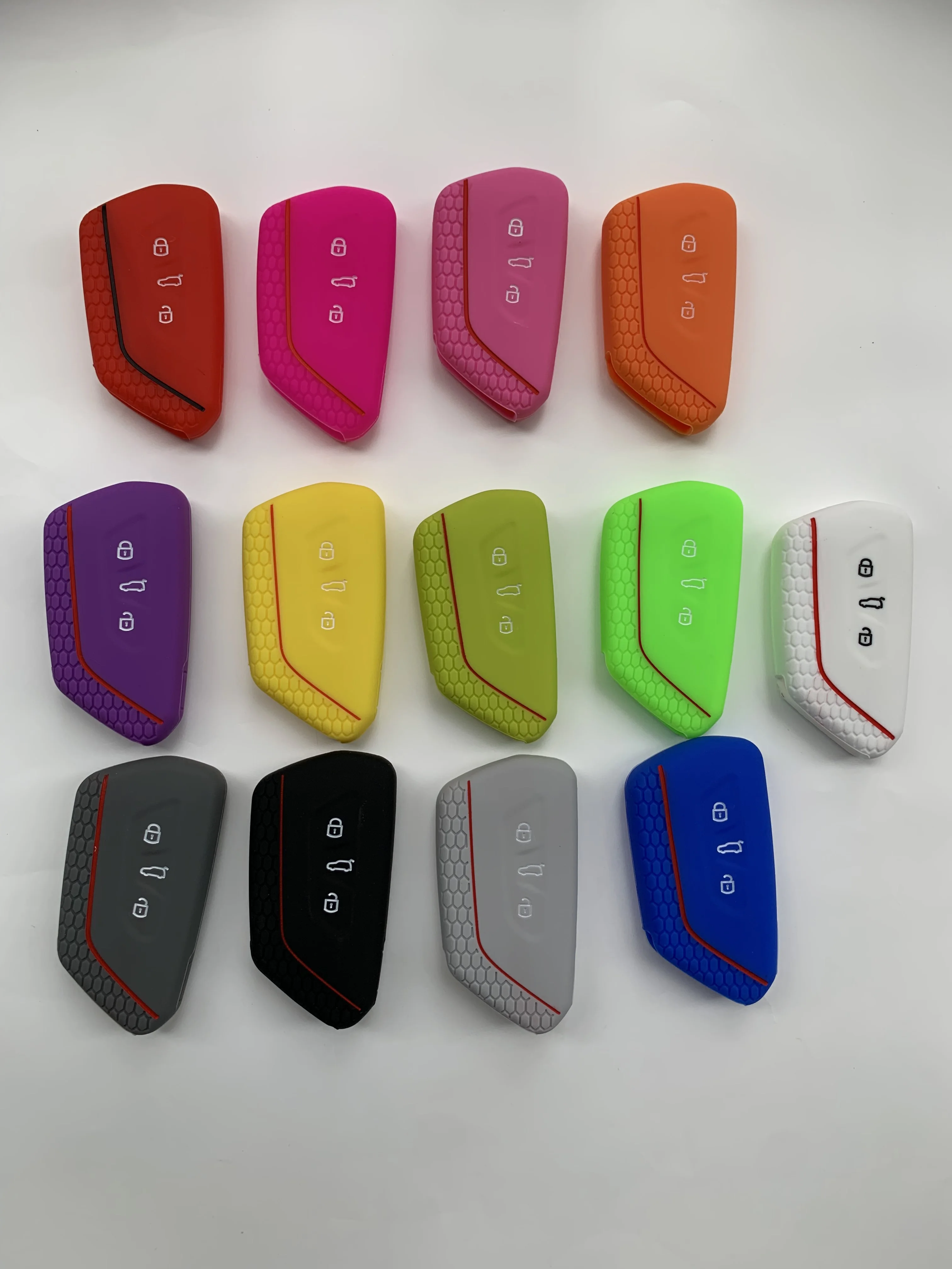 3 Buttons Silicone Case For Seat Leon Cupra Formentor For VW Golf 8 ID4 ...