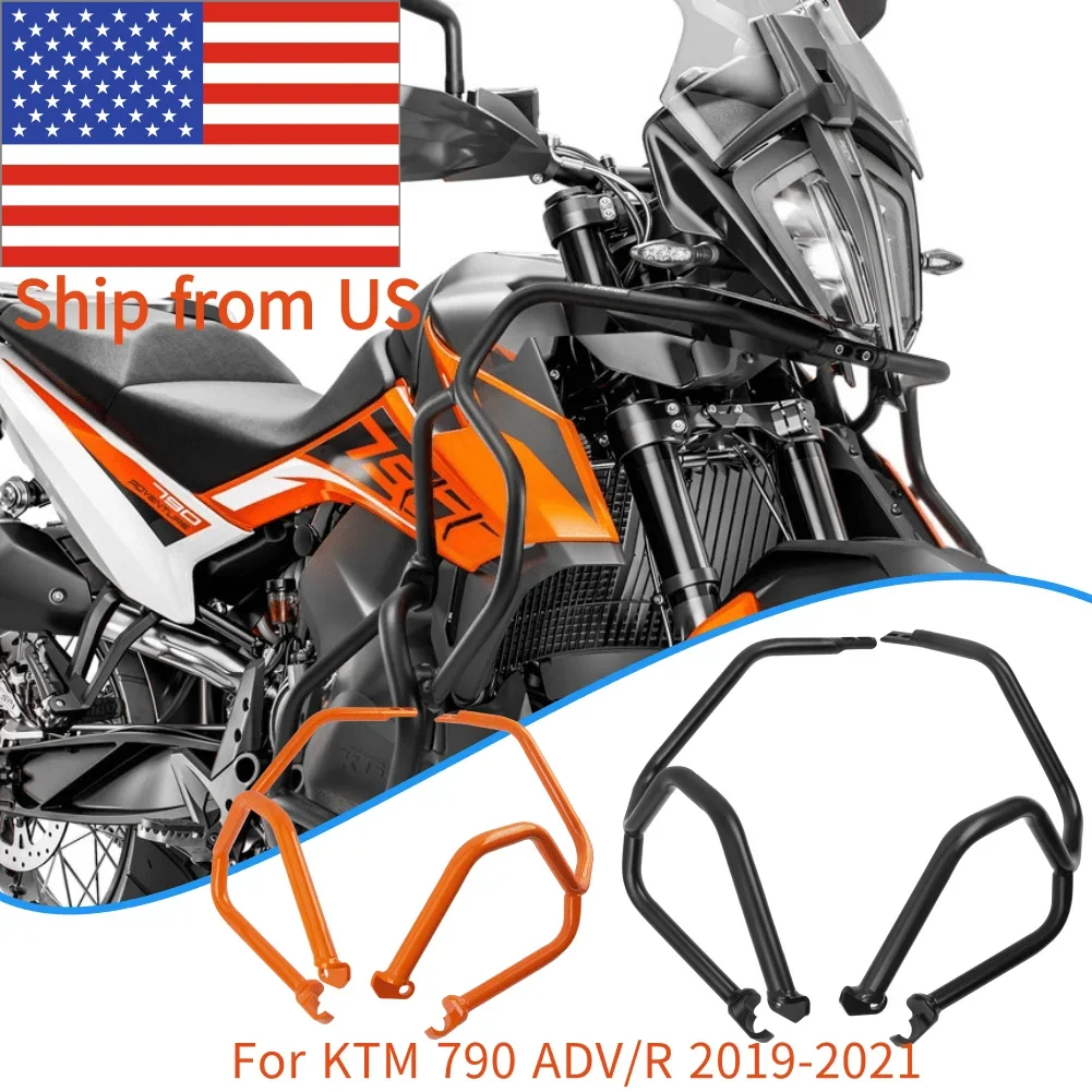 2020-2021-790-ADV-Motorcycle-Upper-Engine-Guard-Crash-Bars-Bumper-Frame ...