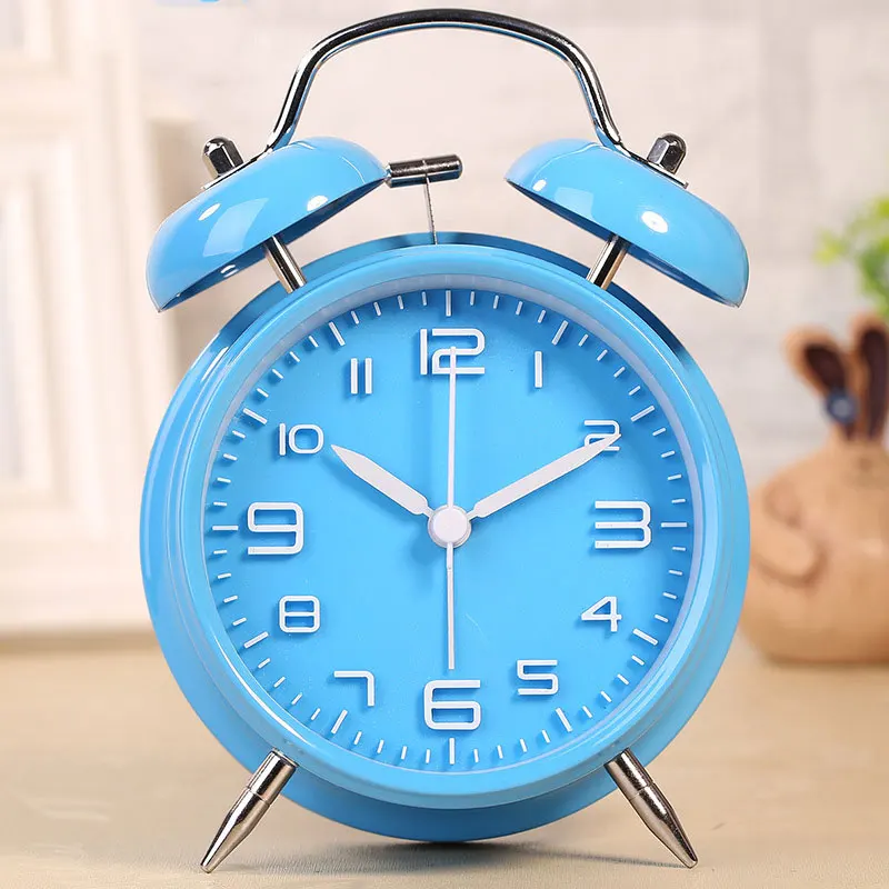 European-Retro-Style-Metal-Alarm-Clock-Bedroom-Placed-Alarm-Clock-With ...