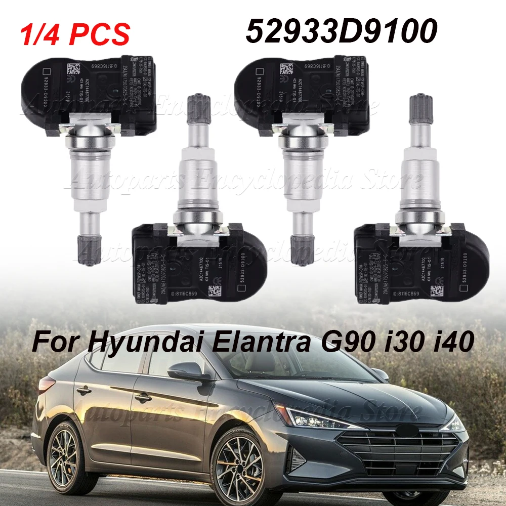 For Kia Sportage Optima Picanto Sorento Soul 52933D9100 1/4PCS TPMS ...