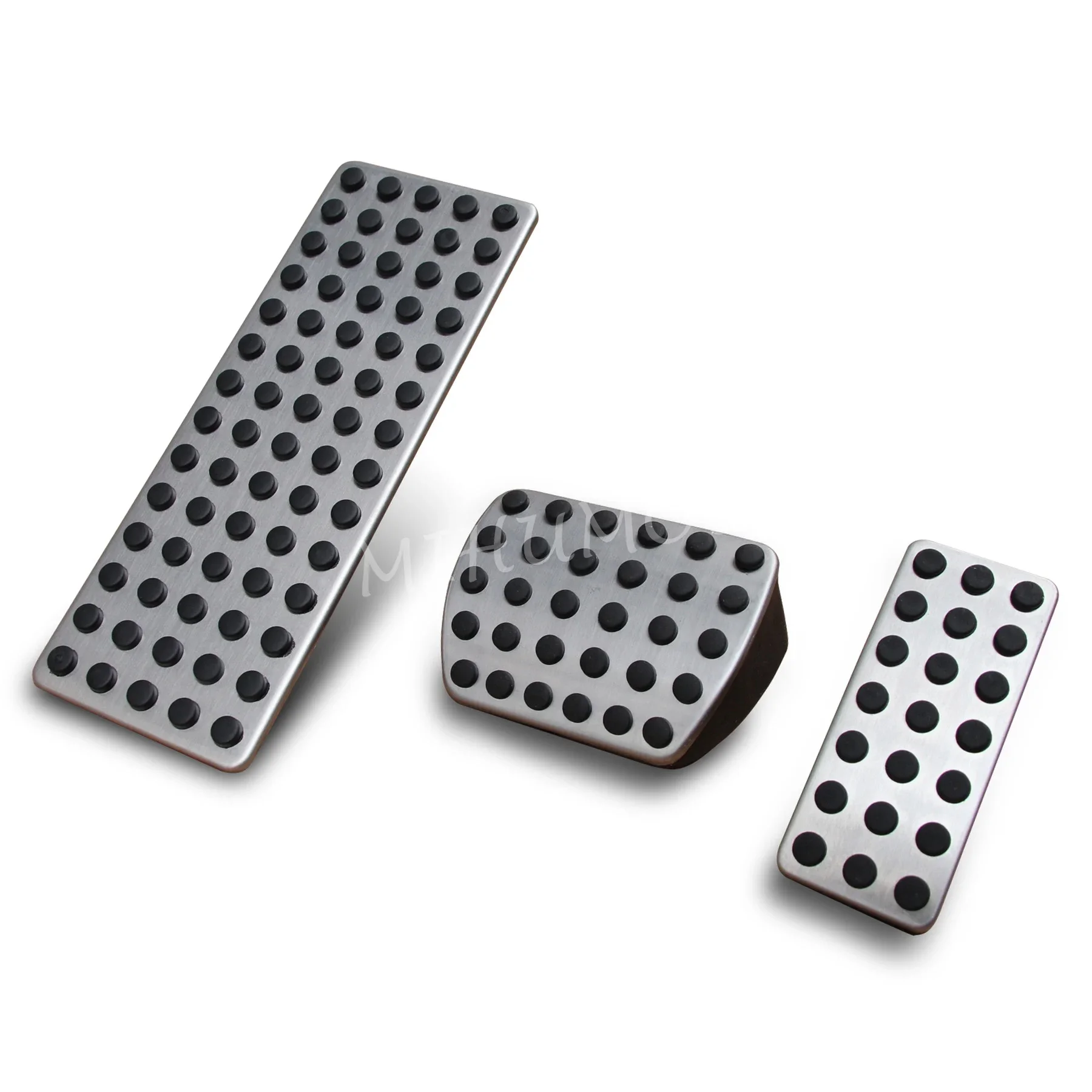 Footrest Foot Rest Dead Brake Gas Pedal Pad Cover Set For Mercedes-Benz ...