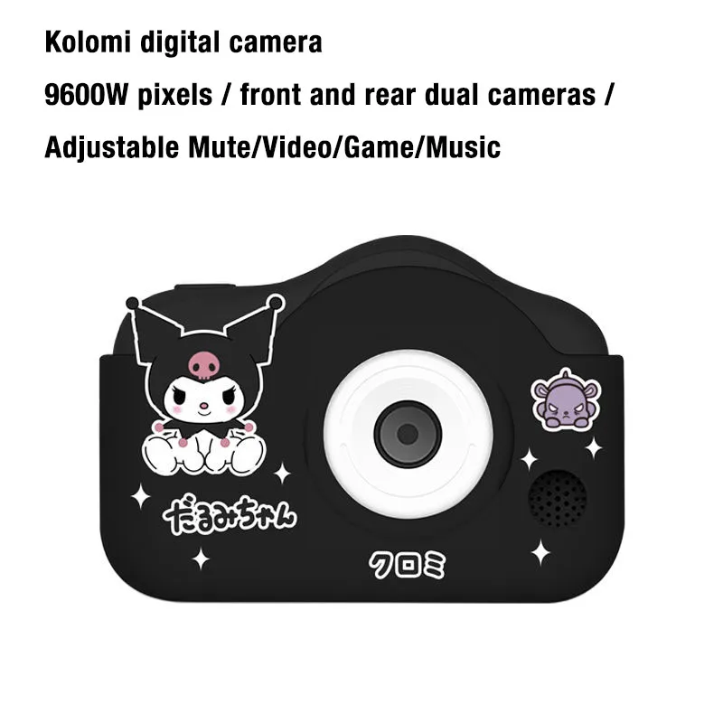 Sanrio Kuromi Camera 4800w HD Screen Anime Mini Educational Cinnamoroll ...