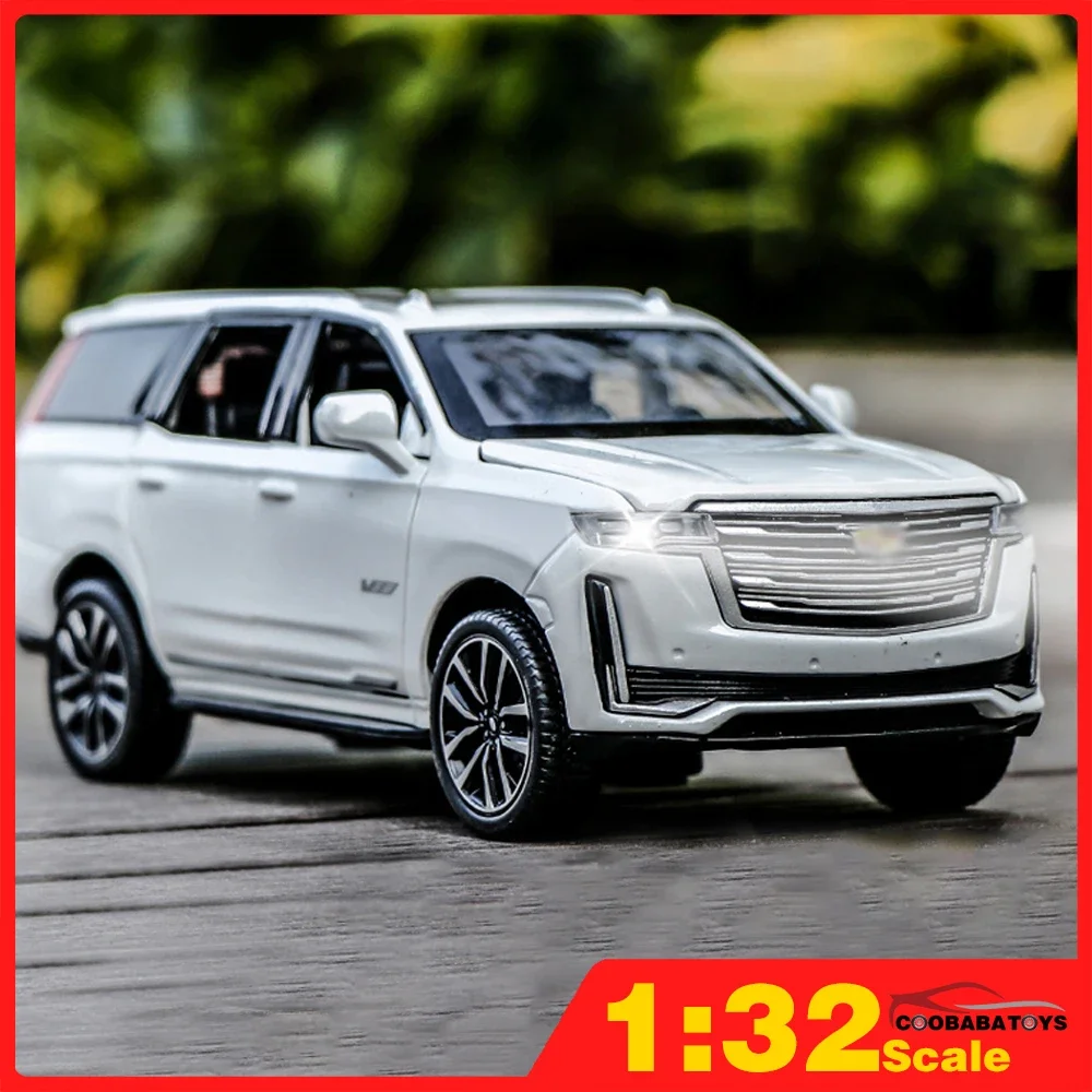 Scale 1/32 Escalade SUV Metal Diecast Alloy Toy Car Model Trucks Gift ...