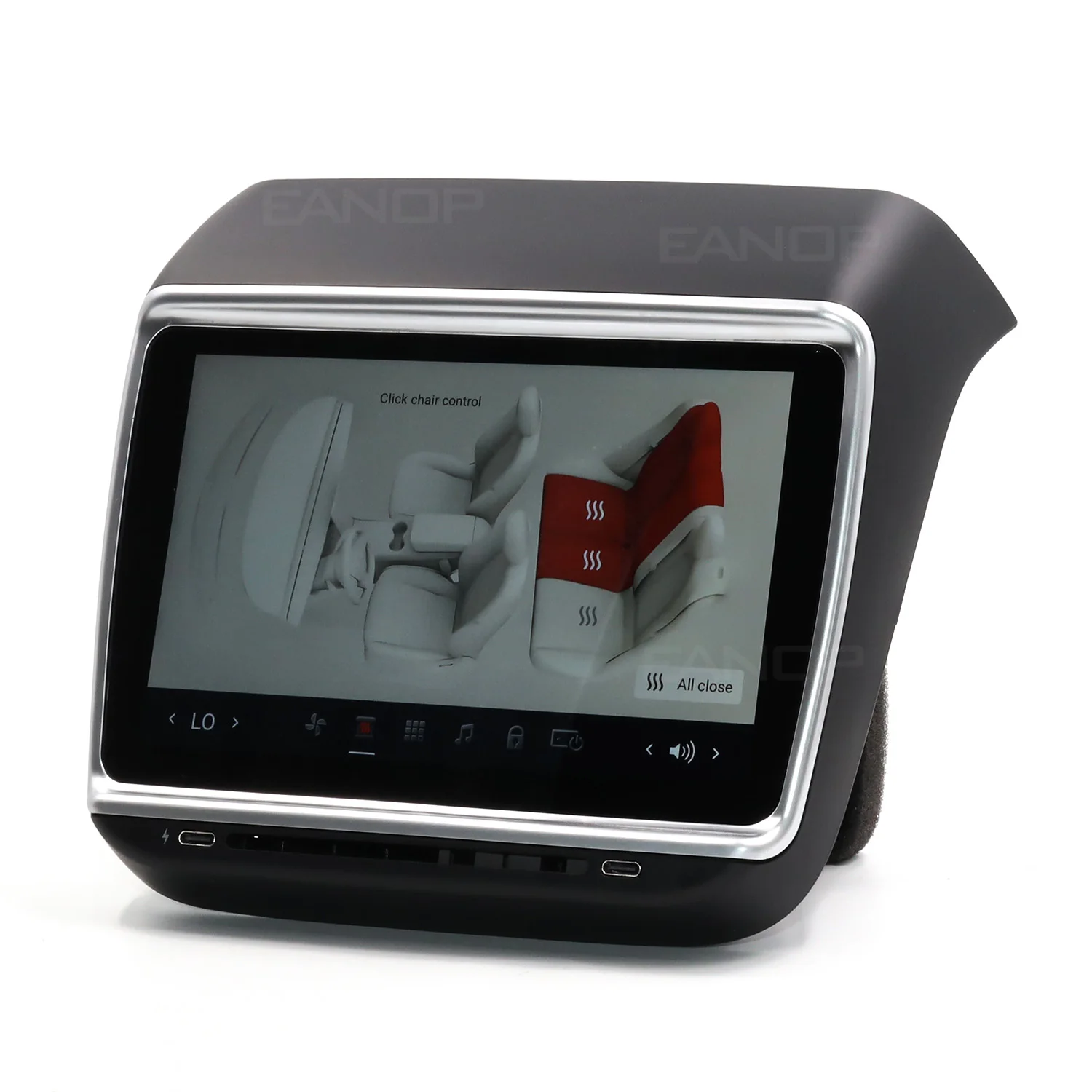 EANOP R60 7.2''Digital Rear Climate Control LCD Display for Tesla Model ...