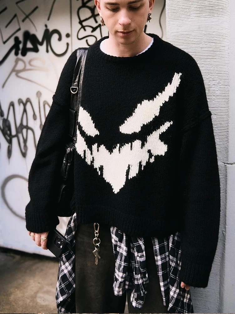 men-s-clothes-sweater-Y2K-fashion-Pullover-Sweaters-Hip-Hop-Streetwear ...